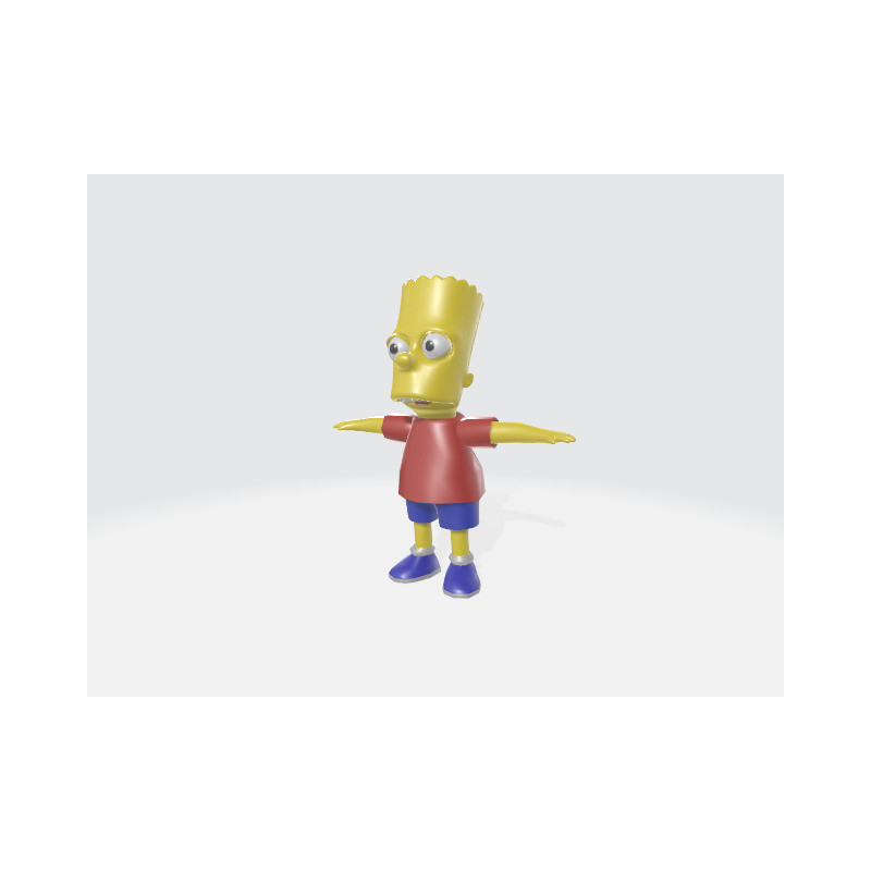 3d model Bart Simpson