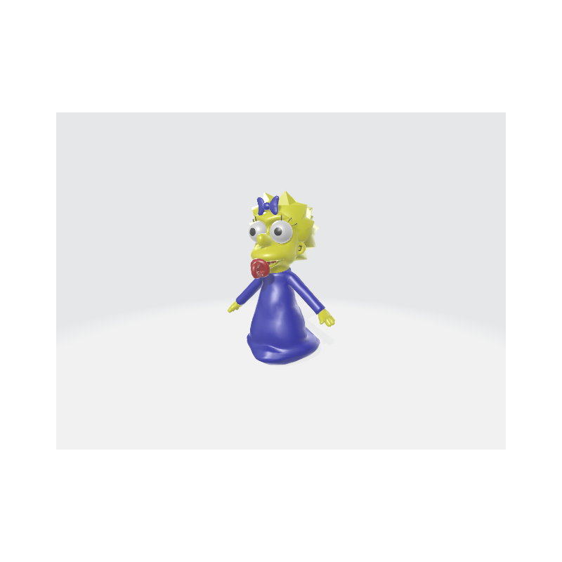 Modello 3d Maggie Simpson